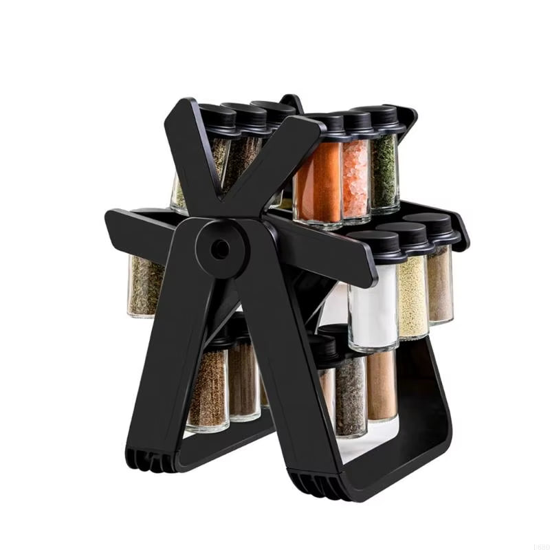 SpinMaster™ Rotating Spice Rack – 18-Piece Countertop Rack with Spinni ...